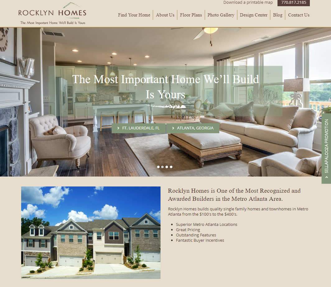 Website Redesign | Rocklyn Homes Case Study - Rearview Advertising
